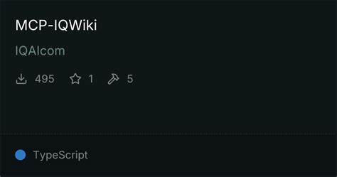 Mcp Iqwiki Glama