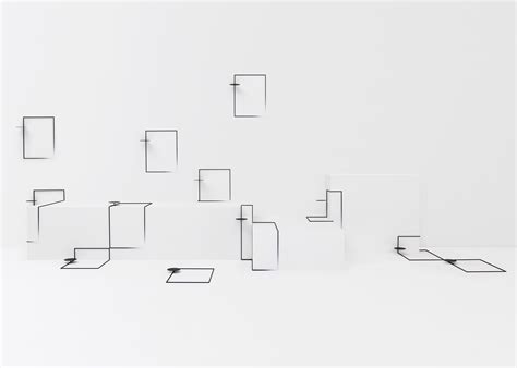 Nendo S Border Tables Fit The Contours Of A Tokyo Gallery