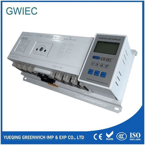 1000v 3p Or 4p 125 Amp Controller Transfer Intelligent Switch Dual Power Automatic Transfer