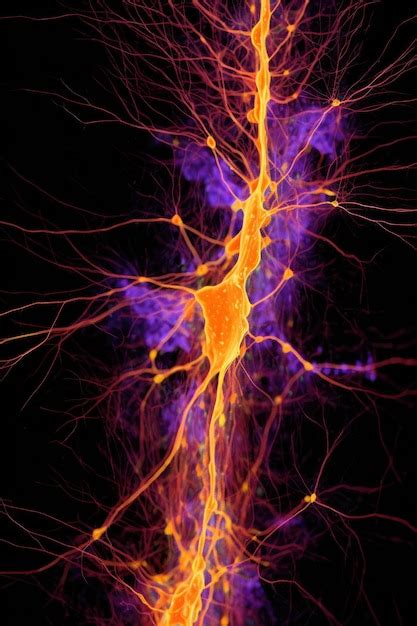 Premium Ai Image A Close Up Of A Nerve Cell