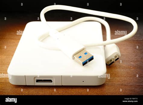 External Hard Drive For Backup Stock Photo Alamy