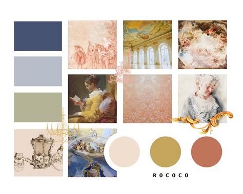 Rococo Interior Design Color Palette