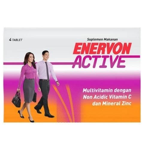 Jual Enervon C Active Strip 4 Pcs Enervon C Activ Vit C Kemasan Strip 4
