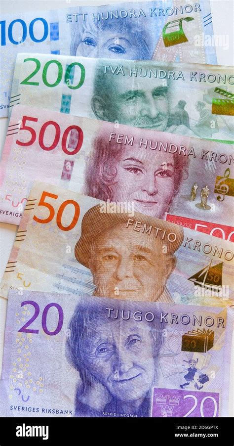 Swedish Krona Currency Swedish Krona Sek Banknotes And Coins In