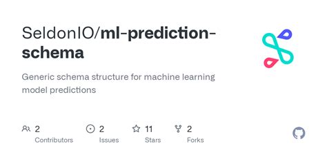 Github Seldonio Ml Prediction Schema Generic Schema Structure For Machine Learning Model