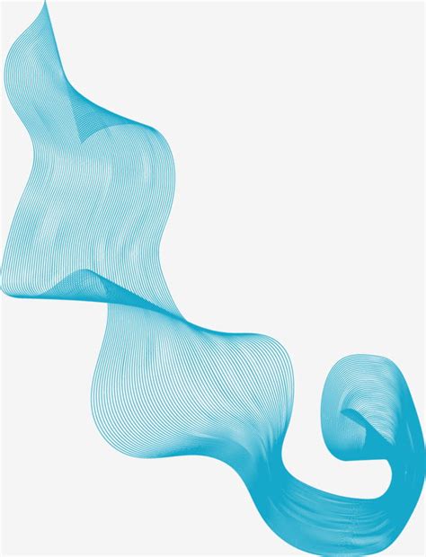 Dynamic Curve Wave Pattern Blue Gradient Curve Abstract Geometric Png And Vector With