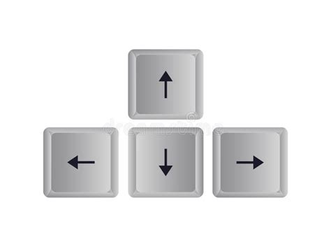 Keyboard Arrow Keys Stock Vector Illustration Of Drawing 361102609