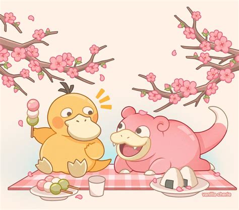 Psyduck And Slowpoke Pokemon Drawn By Vanillacherie Danbooru Psyduck And Slowpoke Pokemon Drawn By Vanillacherie Danbooru
