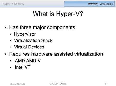 PPT Hyper V Security PowerPoint Presentation Free Download ID