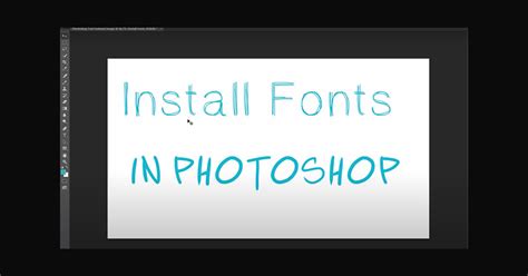 How To Add Fonts In Photoshop Step By Step Guide For Beginners