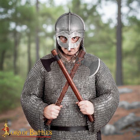 Capacete Viking Gjermundbu Com Aventail Em Aço Tudo Medieval