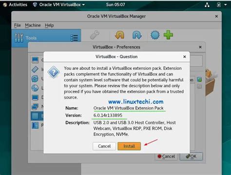 How To Install Virtualbox 60 On Centos 8 Rhel 8