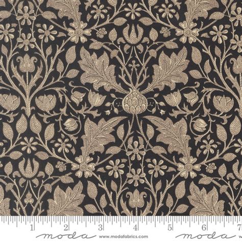 Moda Morris Muse 13383 17 Ebony Triple Net By The Yard Jordan Fabrics