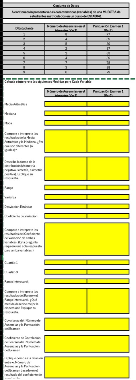 Solved Conjunto De Datosa Continuaci N Presenta Varias Chegg