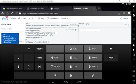 Html Make Input Typepassword Use Number Pad On Mobile Devices