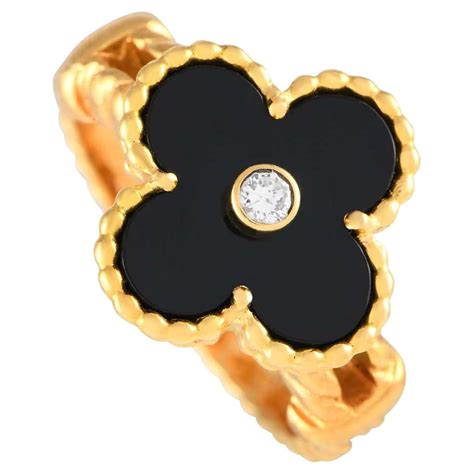 Van Cleef And Arpels Cosmos 18k Rose Gold Diamond And Mother Of Pearl