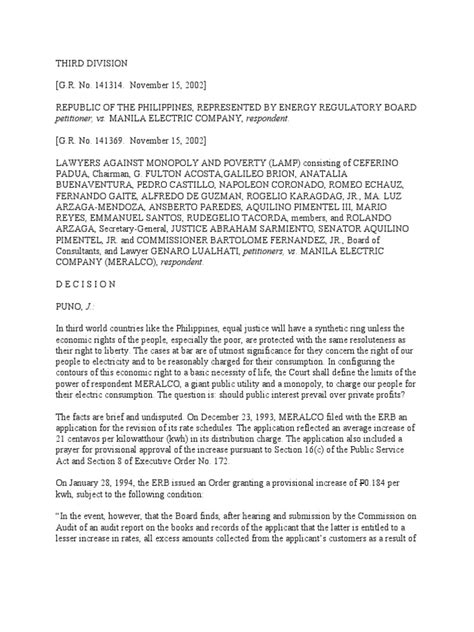 Republic Vs Meralco Pdf Taxes Income Tax