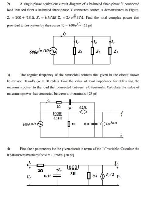 2 A Single Phase Equivalent Circuit Diagram Of A
