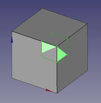 Parts Difference FreeCAD Picuino