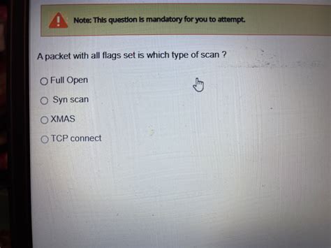 A Packet With All Flags Set Is Which Type Of Studyx