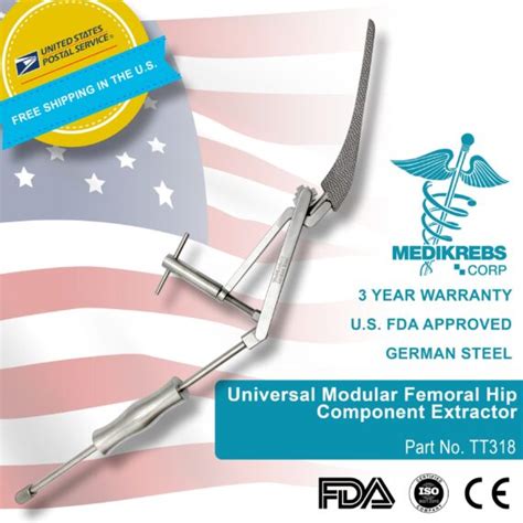 Universal Modular Femoral Hip Component Extractor Surgical Instruments