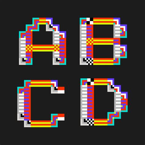 Modular Typography With Processing On Behance