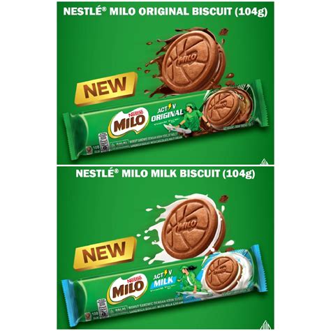 Nestle Milo Biscuits 104g Original Milk Shopee Malaysia