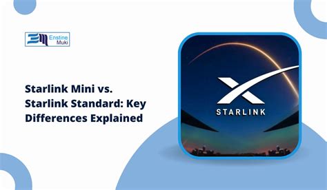 Starlink Mini Vs Starlink Standard Key Differences Explained