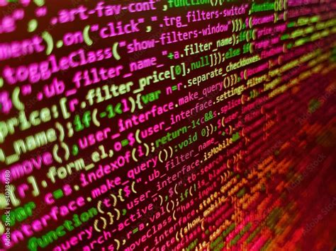 Modern Technology Background Developer Working On Websites Codes In Office Abstract Source