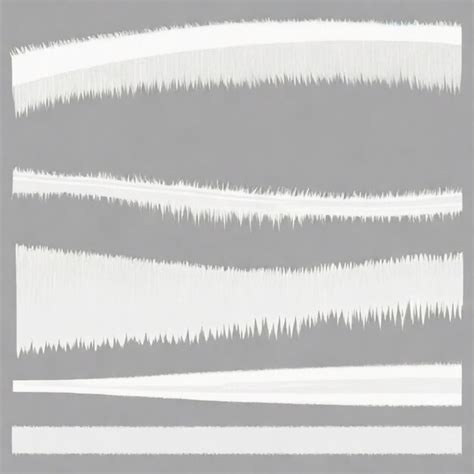 Frayed Edges Cartoon Vector Set White Background Isolated Premium Ai