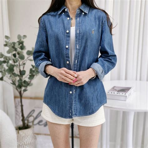 폴로랄프로렌 Polo Ralph Lauren 폴로 랄프로렌 보이즈 데님 셔츠 샴브레이 청셔츠 트렌비