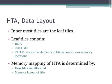Ppt Hierarchically Tiled Arrays Powerpoint Presentation Free Download Id2095572