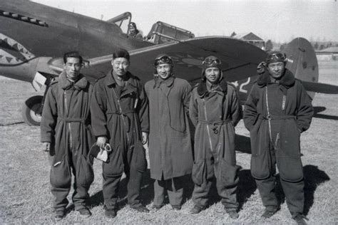 Chinese Biplane Fighter Aces Wang Wen Hua