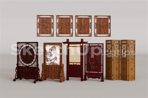 11728 Free Sketchup Partition Model Download