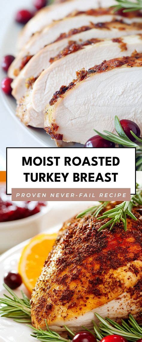 Delicious Roasted Turkey Breast Recipe Recipe Cooking Turkey Breast
