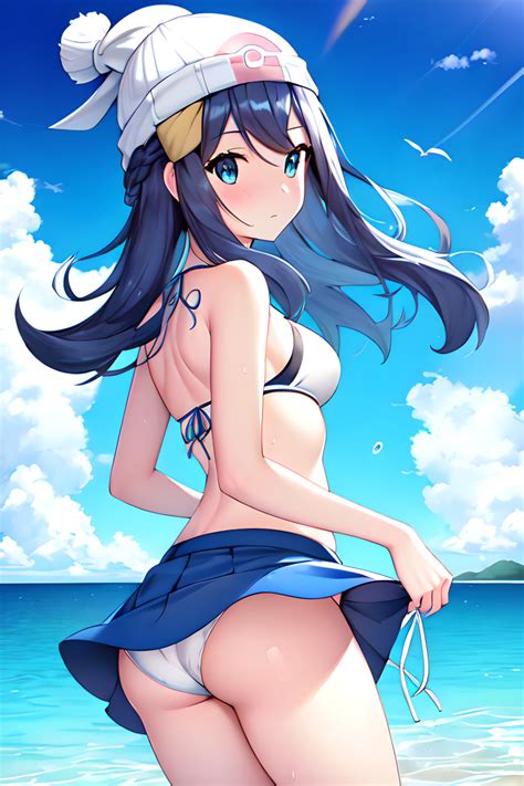 Rule 34 1girls Ai Generated Ass Bare Shoulders Beach Bikini Bikini