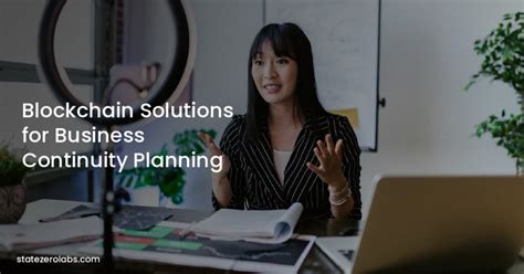 blockchain solutions for business continuity planning
