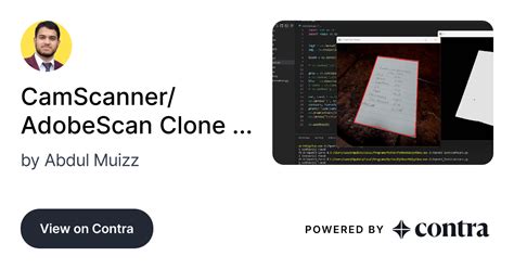 camscanner adobescan clone using python by abdul muizz