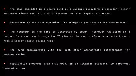 Smart Cards And Sensors Ppt