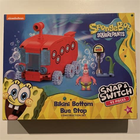 Spongebob Squarepants Bikini Bottom Bus Stop Construction Set