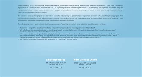 Tower Engineering Inc