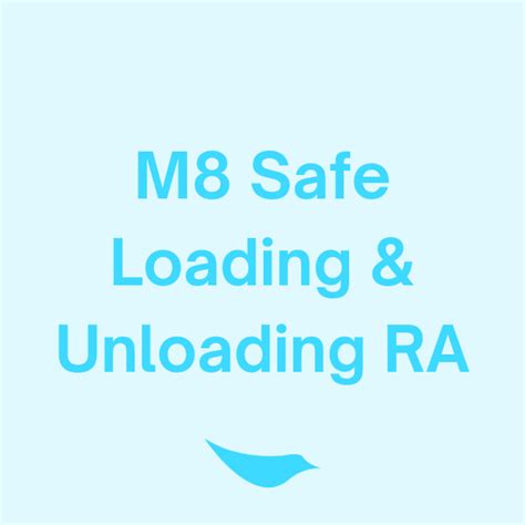fors m8 safe loading and unloading risk assessment turnstone