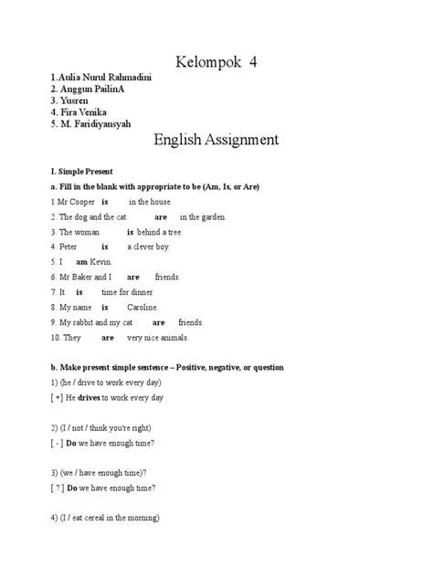 English Assignment Pdf