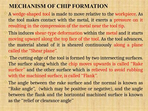 Theory Of Metal Cutting Geometry Of Single Point Cutting Tool Orthogonal And Oblique Cutting