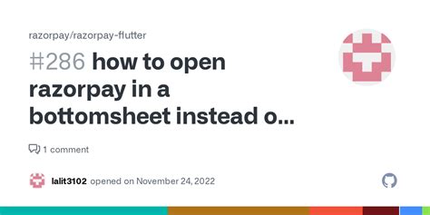 how to open razorpay in a bottomsheet instead of full screen possible