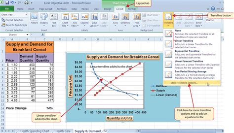 Как добавить линию на графике в Excel