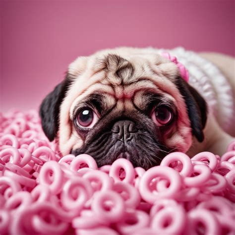 Mops With Pink Locks Stable Diffusion Online