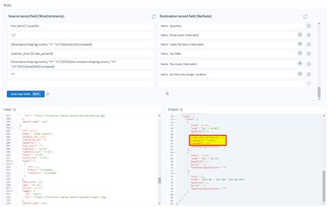 Multi Field Mapping To Netsuite Items List Integration Apps Celigo