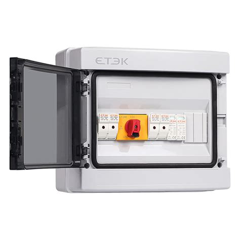 ekdb pv2 1 i 600v 1000v 2 in 1 out solar combiner box with dc isolator