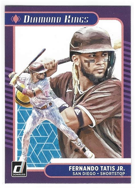 Fernando Tatis Jr 2021 Donruss Diamond Kings Padres D1 Ebay
